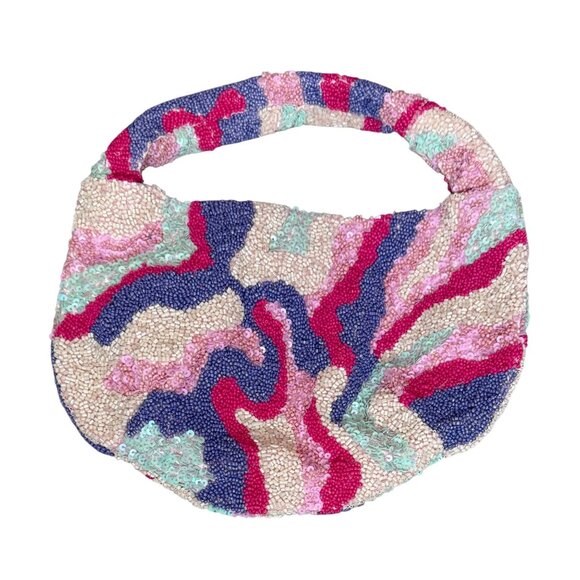 Unbranded | Bags | New Beaded Sequin Sewn Colorful Shoulder Bag Made In ...